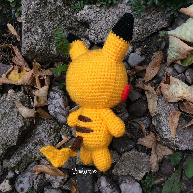 Pokemon Pikachu - Handcrafted Crocheted Amigurumi Pokemon Children ...